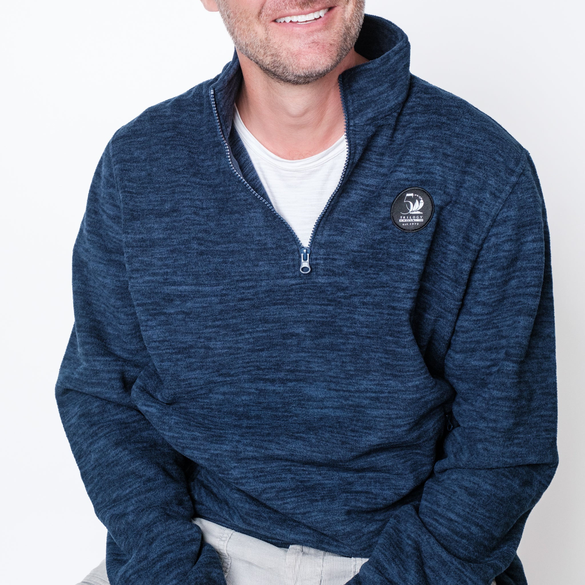 Mens Signal Polar Fleece Quarter Zip – Trilogy Excursions